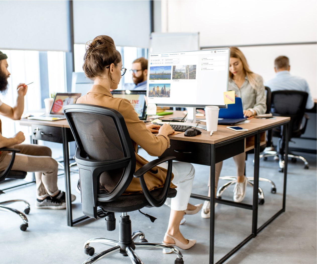 Hot Desking and Space Booking Features